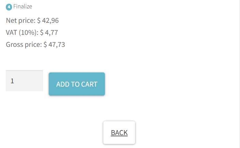 VAT breakdown – WordPress 3D Printing